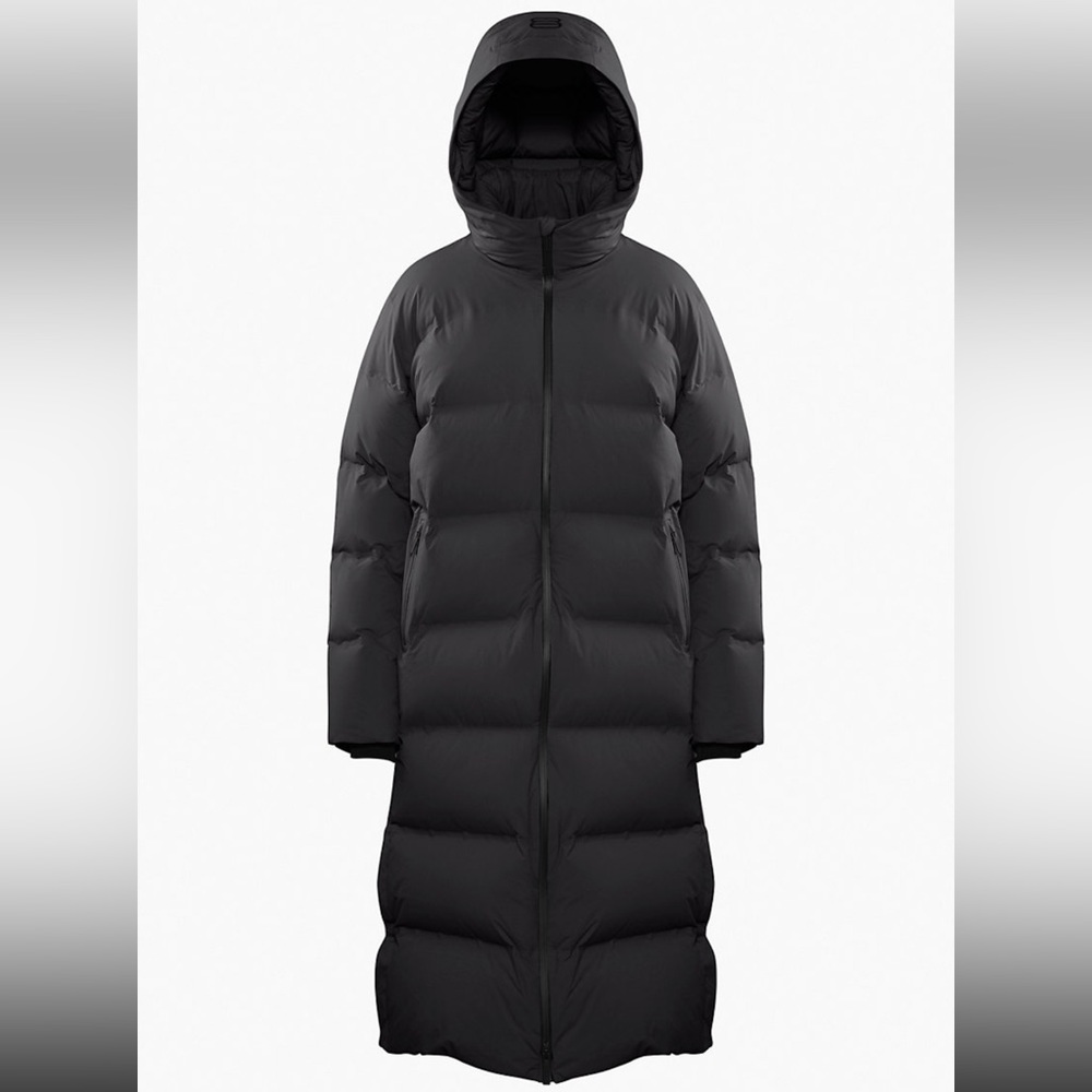 The Aritzia Super Puff Long In Black Waterproof Rains… - Gem